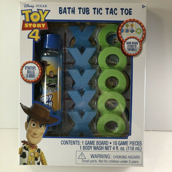 Pixar | Toys | Disney Pixar Toy Story 4 Kids Bath Tub Tic Tac Toe ...